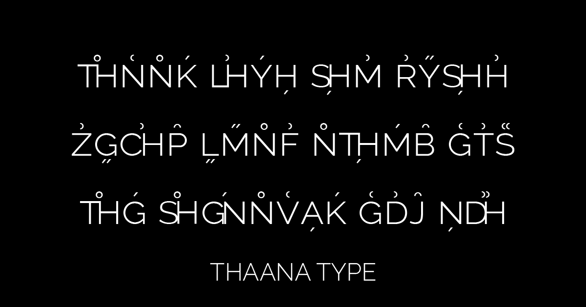 Viethaana - Thaana Type Foundry